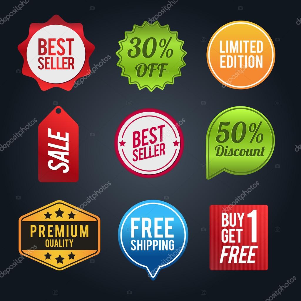 Set of badges and labels Stock Vector Image by ©Vectorinside #69390017