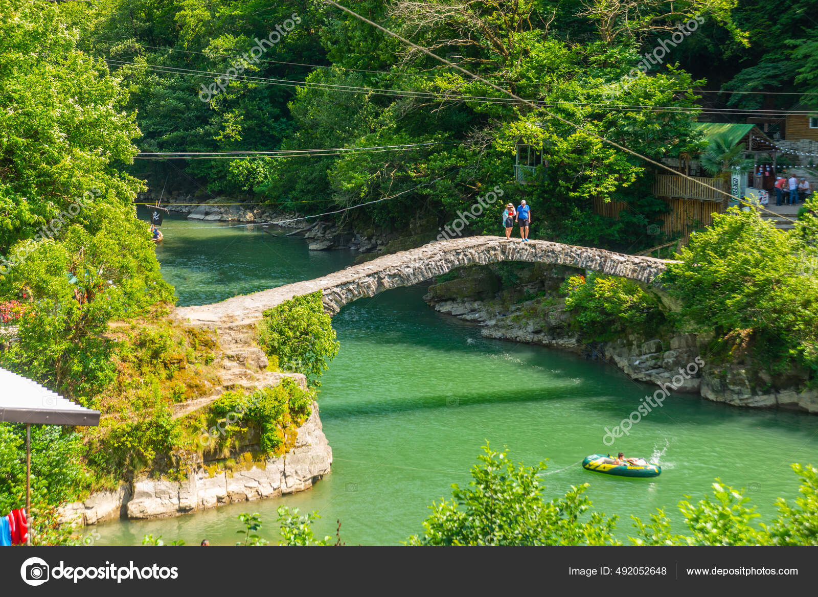 Batumi Georgia Beautiful Stone Arch Bridge Queen Tamara Adjaristskali ...