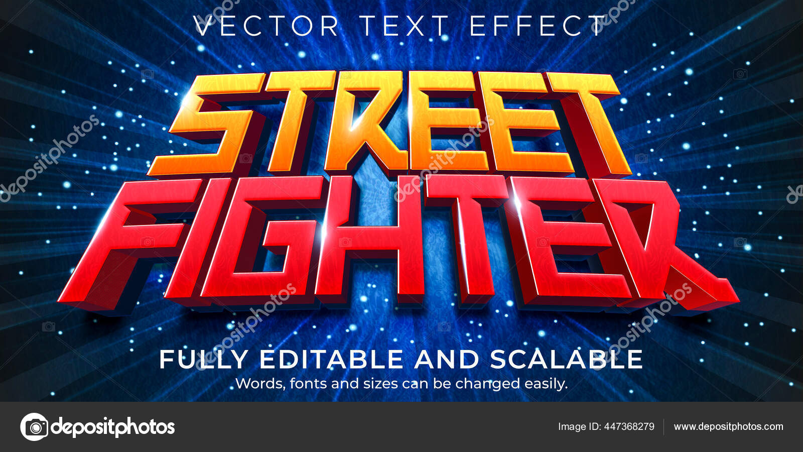 Gaming Cartoon Text Effect Editable Game Funny Text Style Stock Vector ...