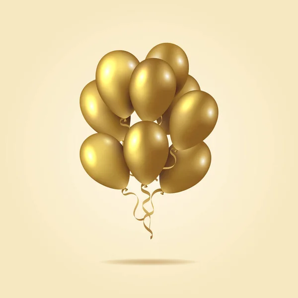 100,000 Gold balloons Vector Images | Depositphotos