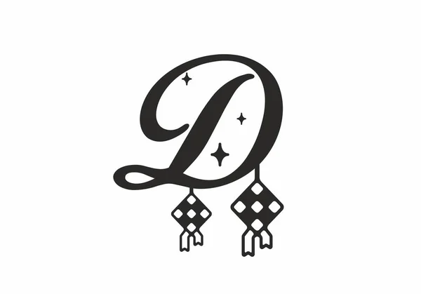 Fancy Cursive Letter D