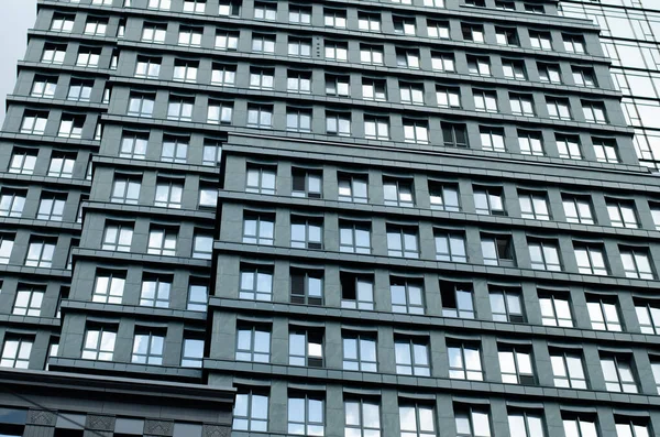 Facade of a building in the American style. Building in Chicago ...