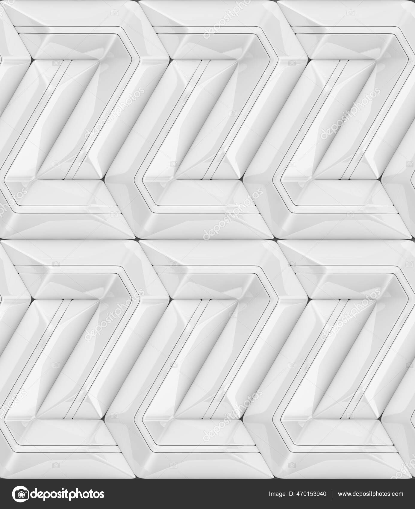 Wall White Panels Shaded Geometric Modules High Quality Seamless ...