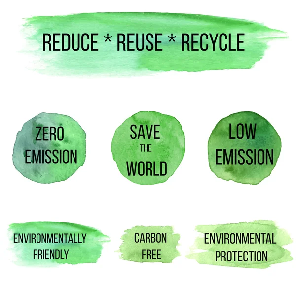 Vector environmental eco labels Stock Vector Image by ©Sunshine_Art ...