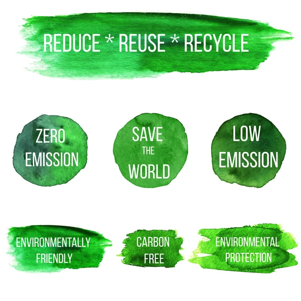 Vector environmental eco labels Stock Vector Image by ©Sunshine_Art ...