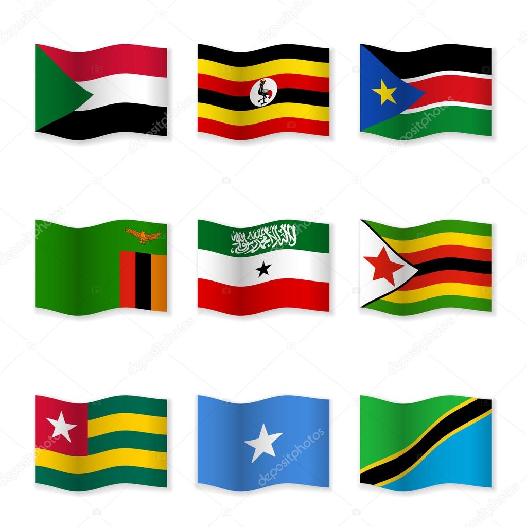 Waving Flags Of Different Countries Stock Vector Image By ©sunshine Art