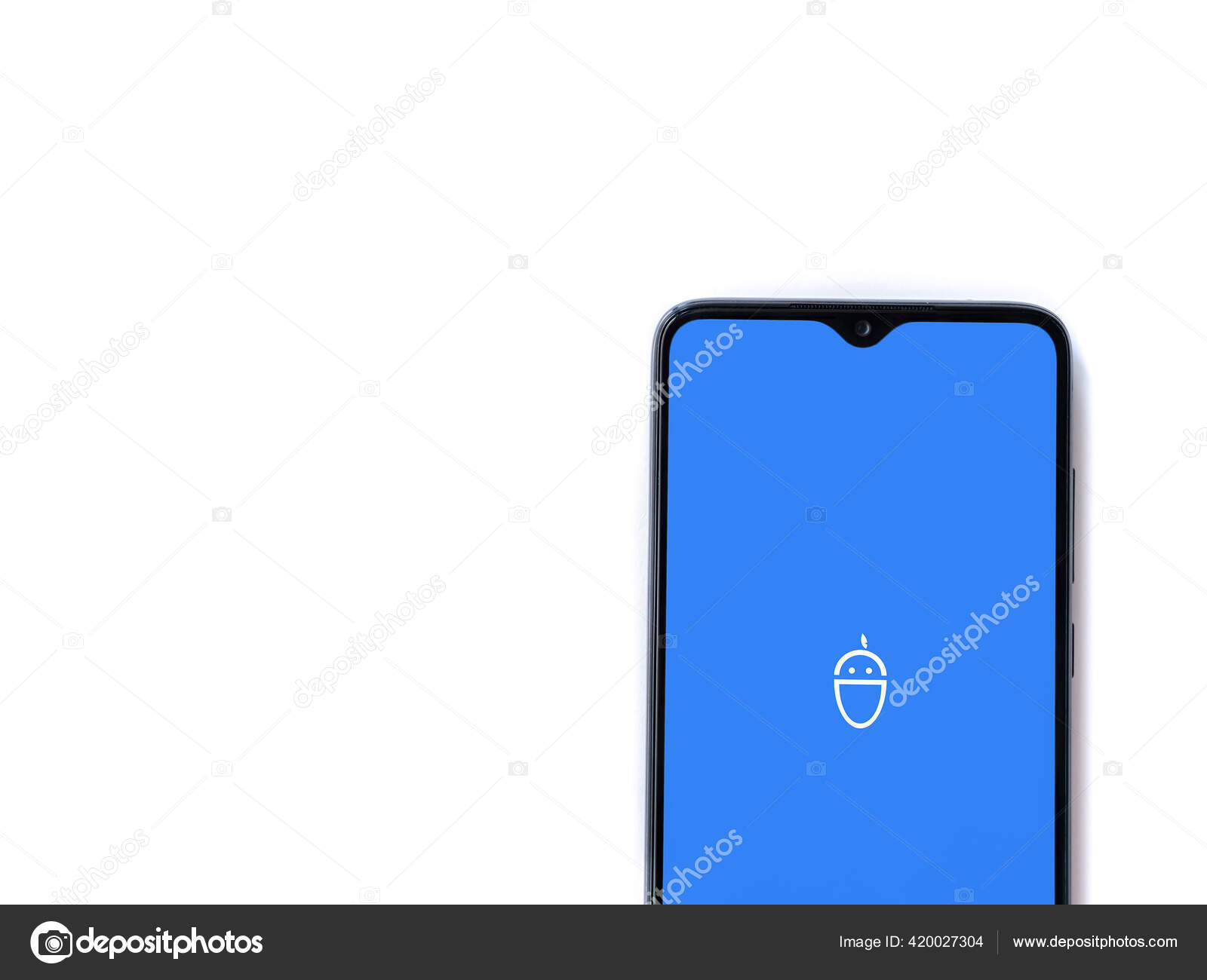 Lod Israel July 2020 Robin App Launch Screen Logo Display — Stock ...