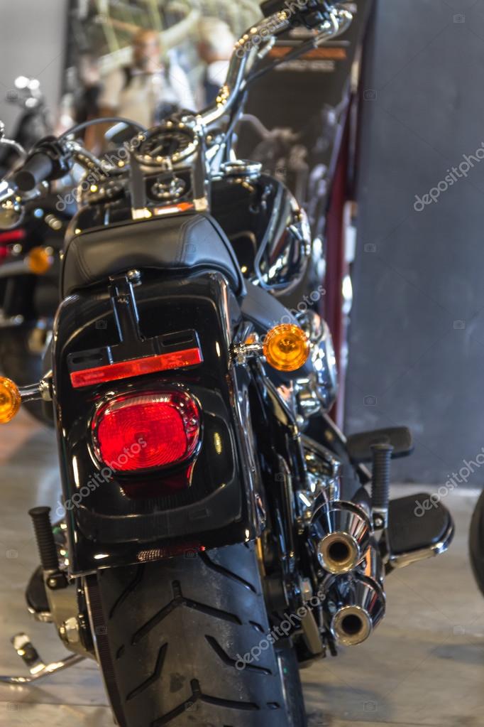 Rear view from of a motorcycle — Stock Photo © rodopho.reis #69567525