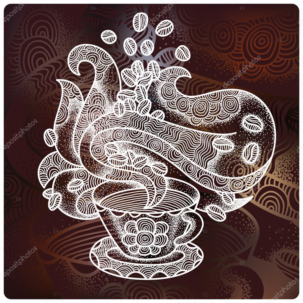 Coffee flavor graphic Stock Vector Image by ©Gleb_Guralnyk #69608653