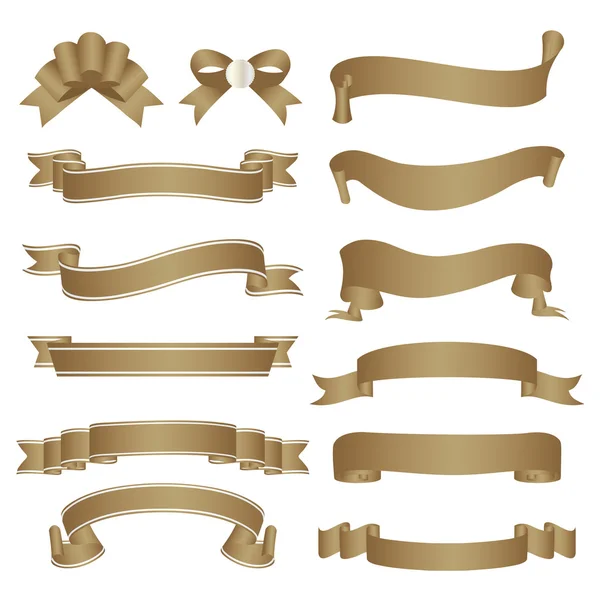 Set of kraft paper ribbon Stock Vector Image by ©MisaoN #69716697