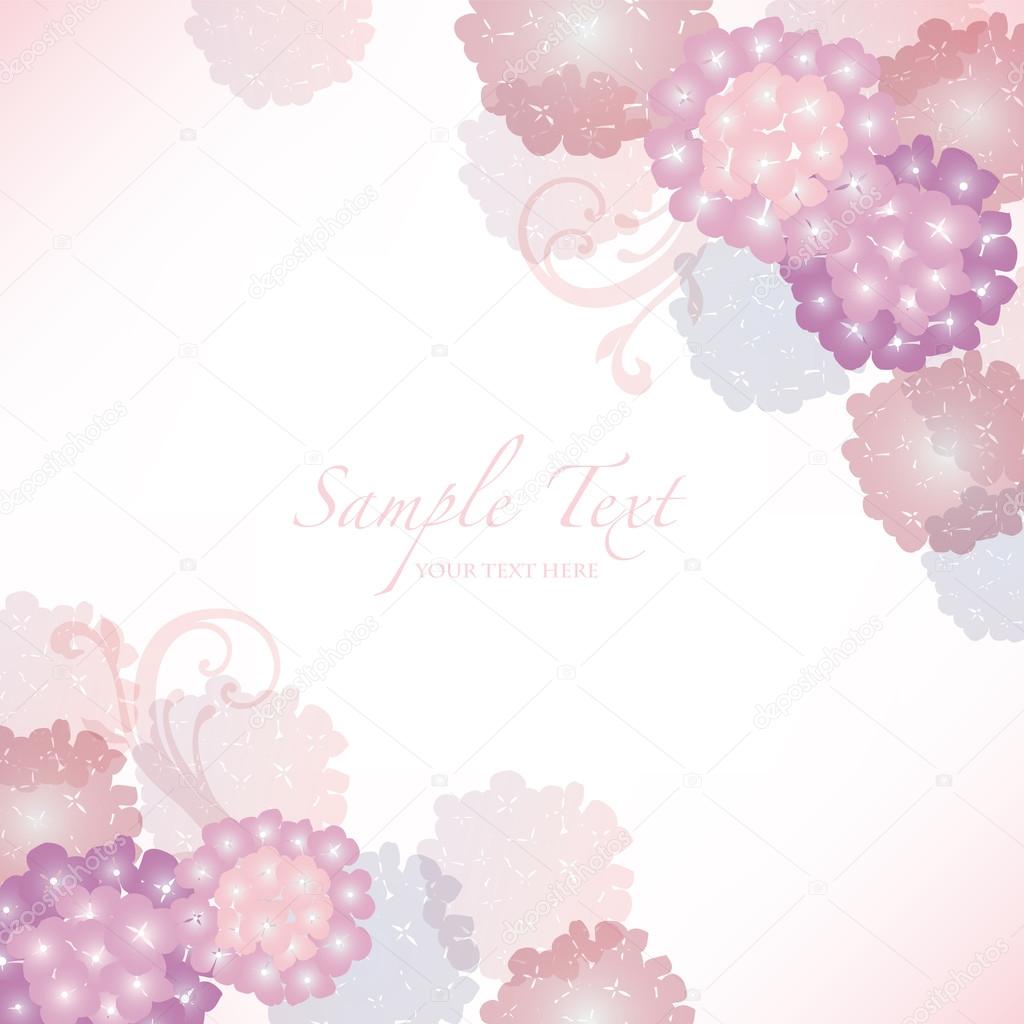 Hydrangea background Stock Vector by ©MisaoN 69721737