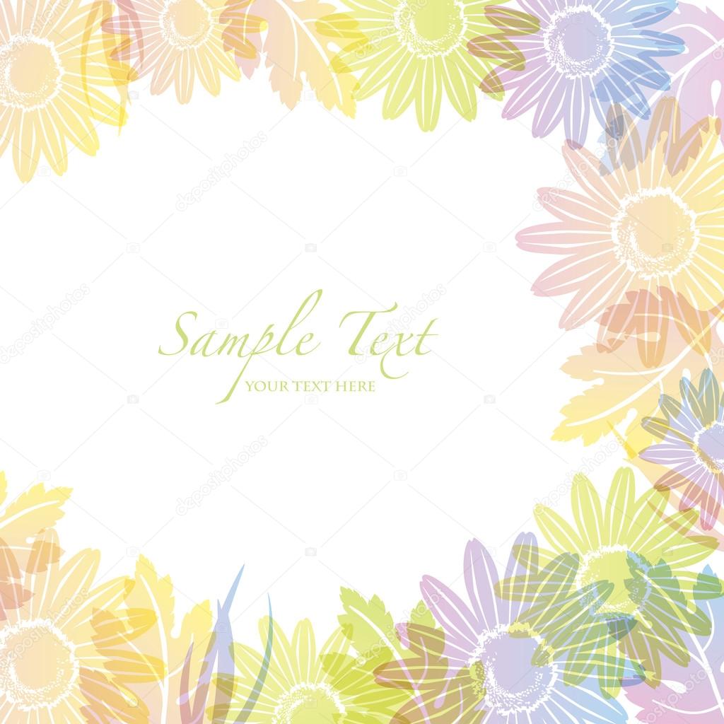 Spring background with daisy Stock Vector by ©MisaoN 69845811