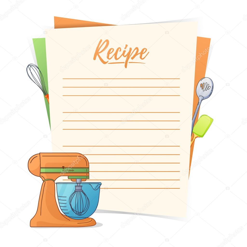Sticker note for recipe Stock Vector by ©Uniyok 111028666