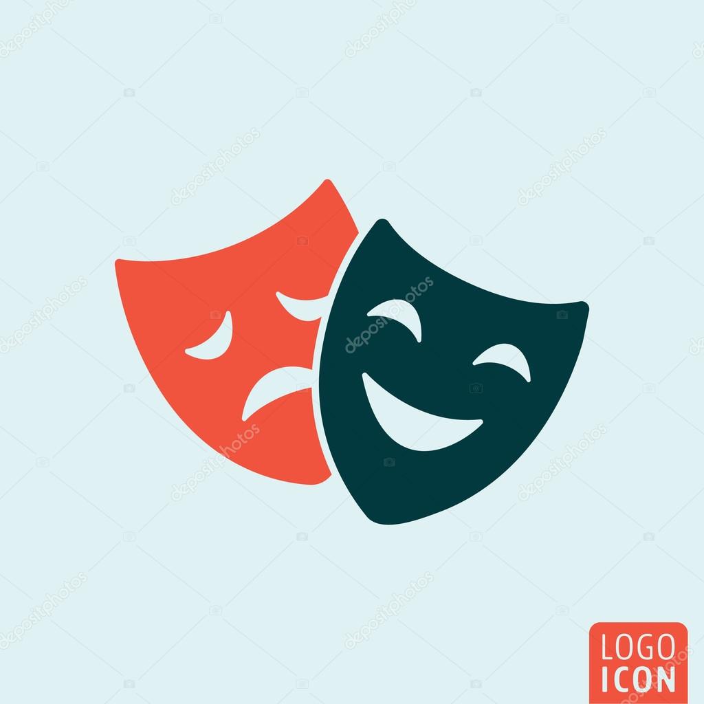 Theater mask icon Stock Vector Image by ©bobevv #117649336