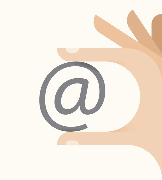 Hand holding mail letter Stock Vector Image by ©HannaTolak #69690967