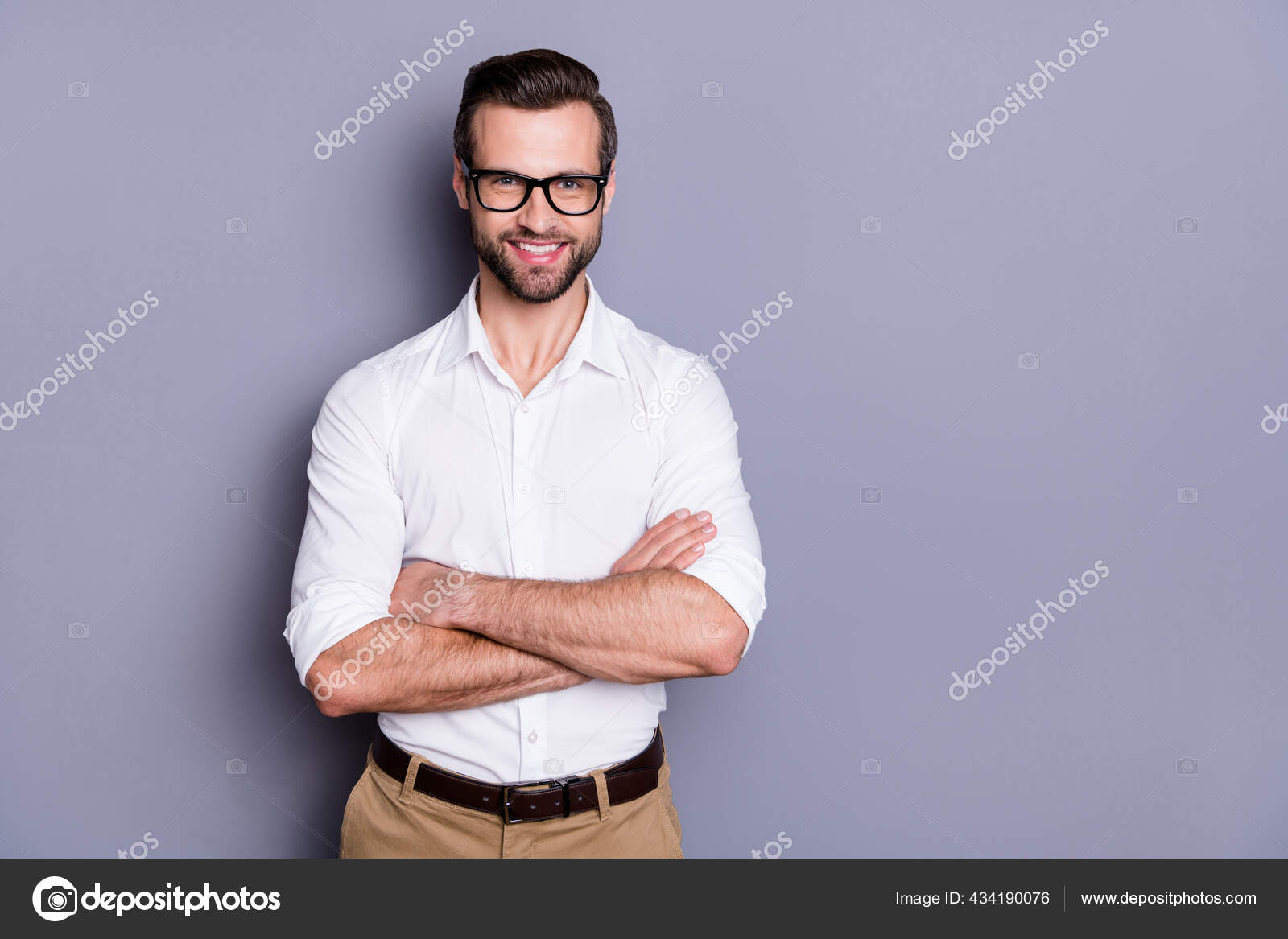 Intelligent Looking Man