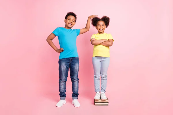 Kids measuring height Stock Photos, Royalty Free Kids measuring height ...