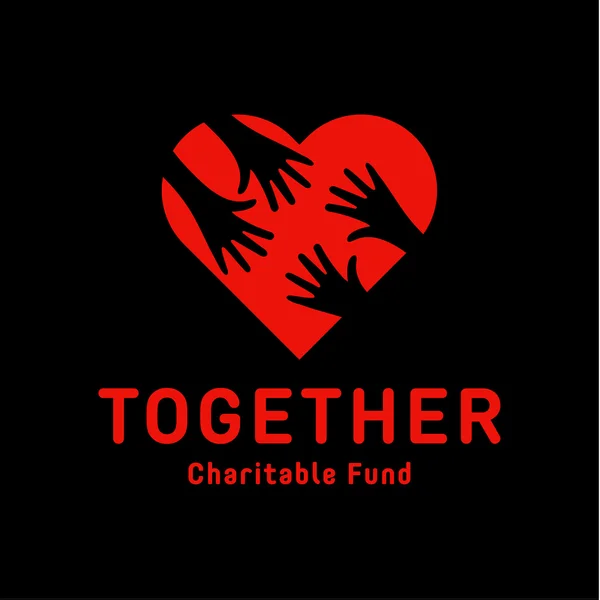 Helping Hand adult and children logo icon charity help flat ⬇ Vector ...