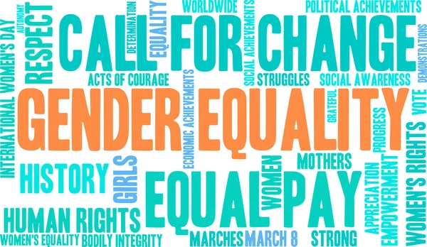 Gender Equality Word Cloud Stock Vector by ©arloo 100033814