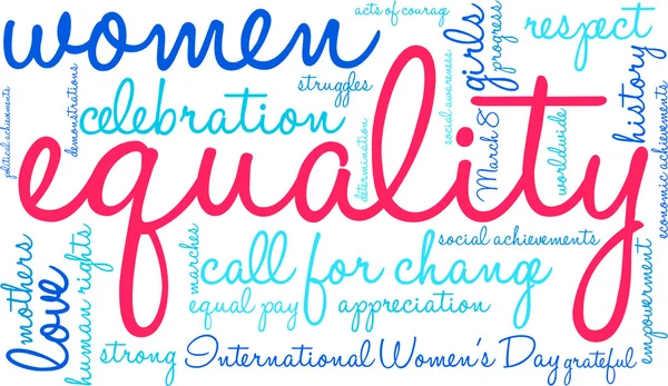 Equality Word Cloud Stock Vector Image by ©arloo #100035182