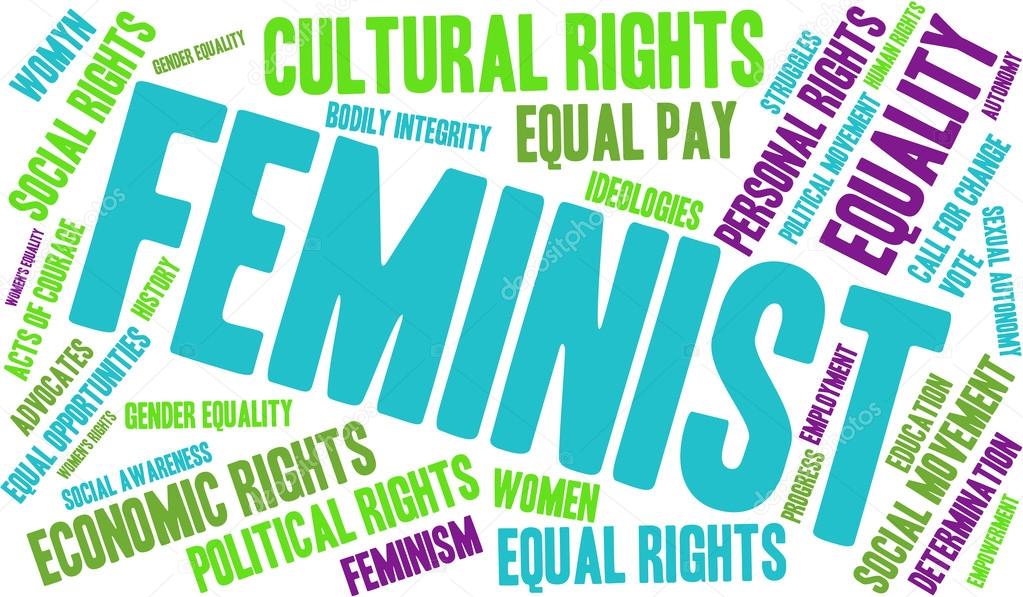 Feminist Word Cloud Stock Vector Image by ©arloo #100734524