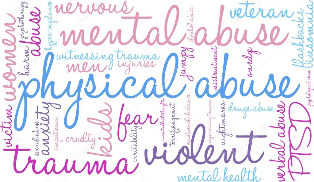 Physical Abuse Word Cloud Stock Vector Image by ©arloo #101880012