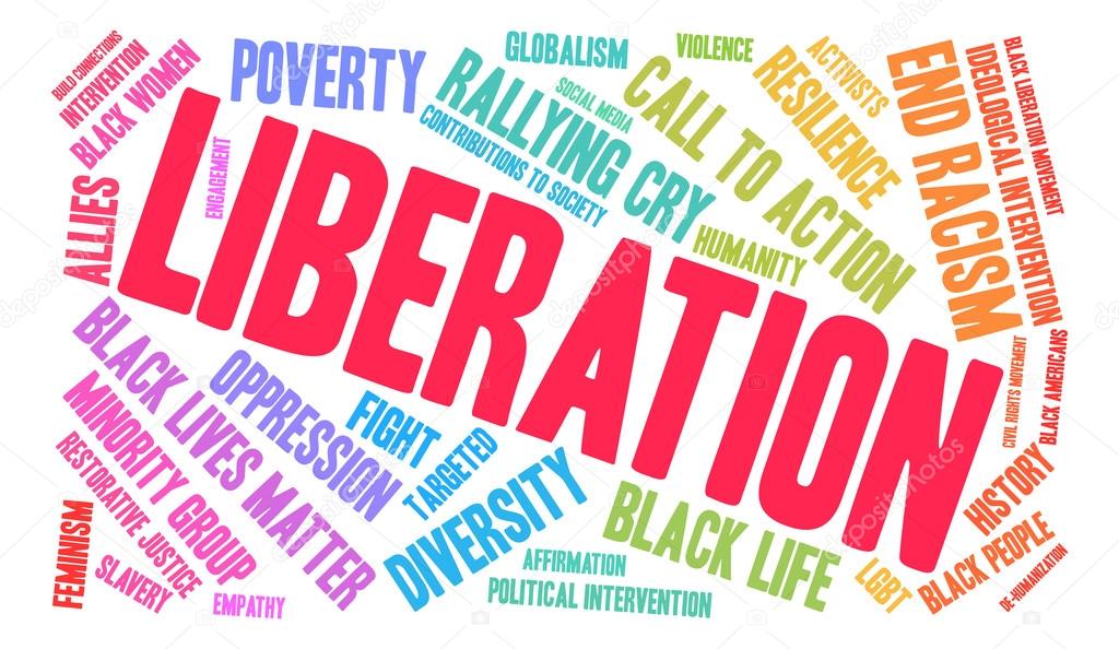 Liberation Word Cloud Stock Vector Image by ©arloo #114233254