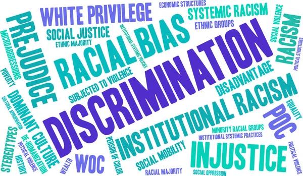 Racial Bias Word Cloud Stock Vector by ©arloo 265470570