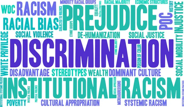 Racial Bias Word Cloud Stock Vector by ©arloo 265470570