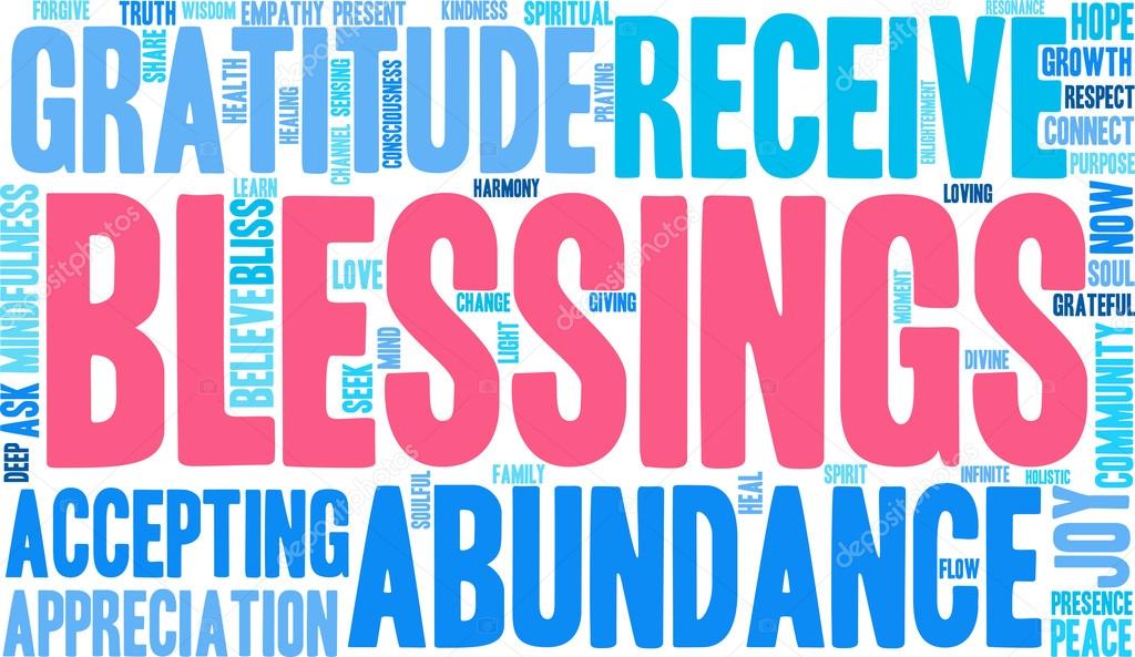 Blessings Word Cloud — Stock Vector © arloo #87218612