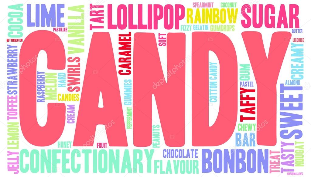 Candy Word Cloud — Stock Vector © arloo #87219580 Candy Word Cloud — Stock Vector © arloo #87219580