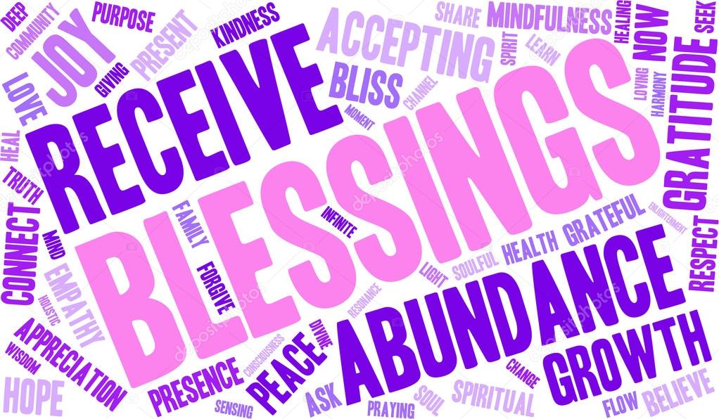 Blessings Word Cloud Stock Vector by ©arloo 88582046