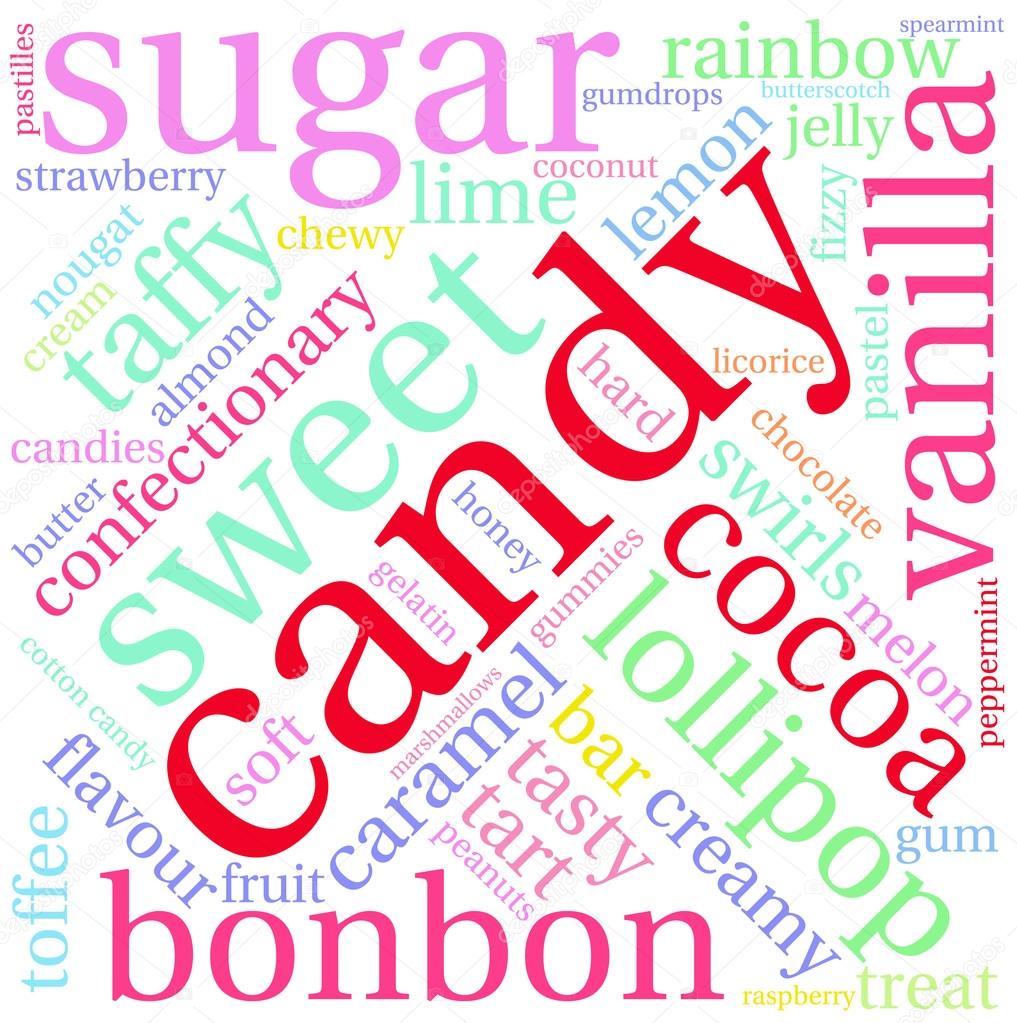 Candy Word Cloud — Stock Vector © arloo #88583592 Candy Word Cloud — Stock Vector © arloo #88583592