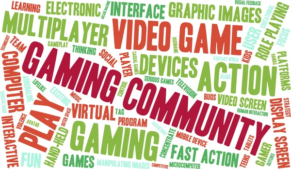 100,000 게임 커뮤니티 단어 구름 Vector Images | Depositphotos