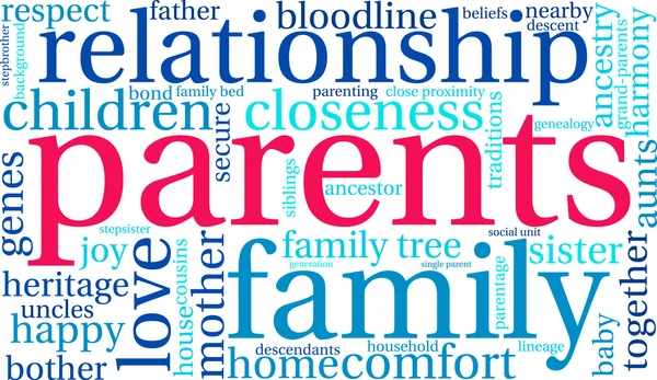 Family Word Cloud Stock Vector by ©arloo 88594760