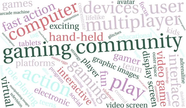 100,000 게임 커뮤니티 단어 구름 Vector Images | Depositphotos
