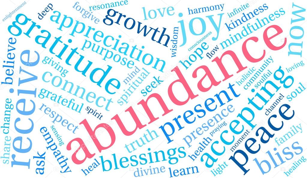 Abundance Word Cloud Stock Vector by ©arloo 91826592