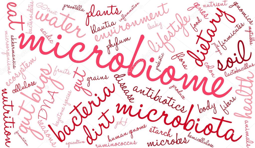 Microbiome Word Cloud — Stock Vector © arloo #91838926