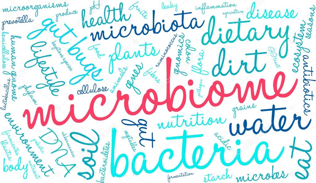 Microbiome Word Cloud — Stock Vector © arloo #91839976
