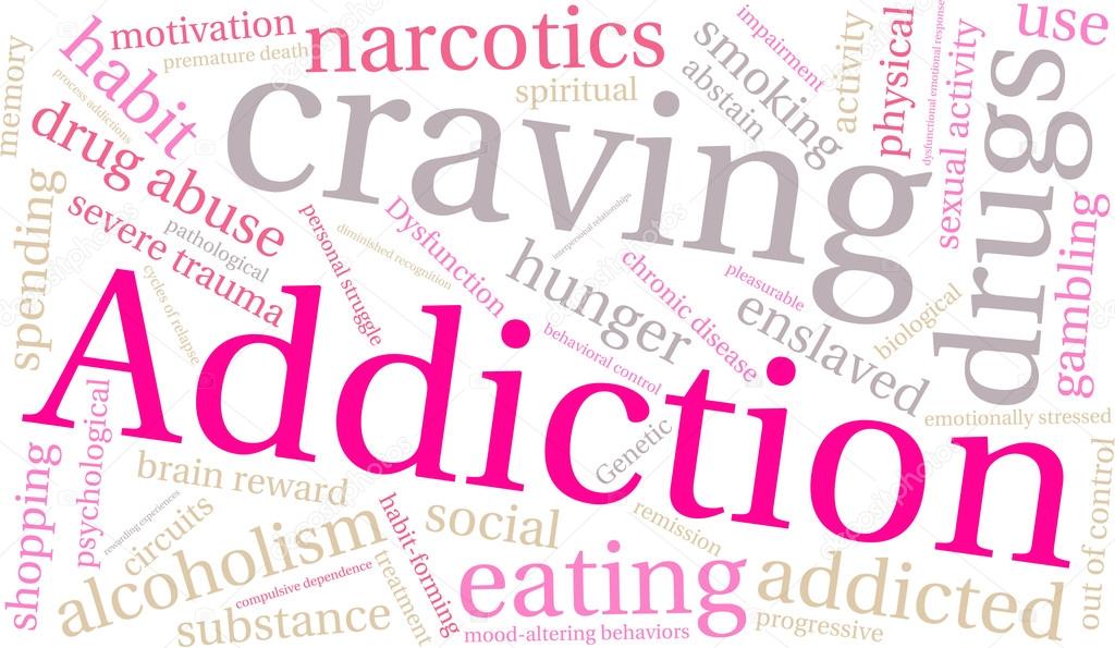 Addiction Word Cloud Stock Vector Image by ©arloo #92956466