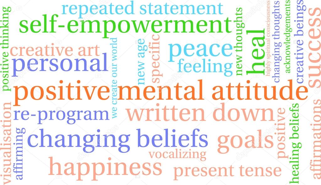 Positive Mental Attitude Word Cloud Stock Photo by ©arloo 97628902