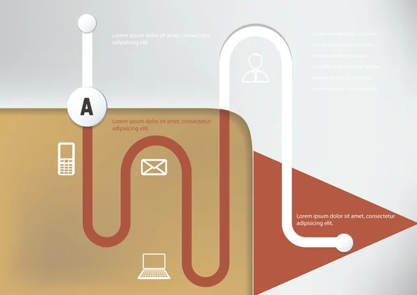 Timeline red infographic Stock Vector Image by ©nucleartrash #74289743