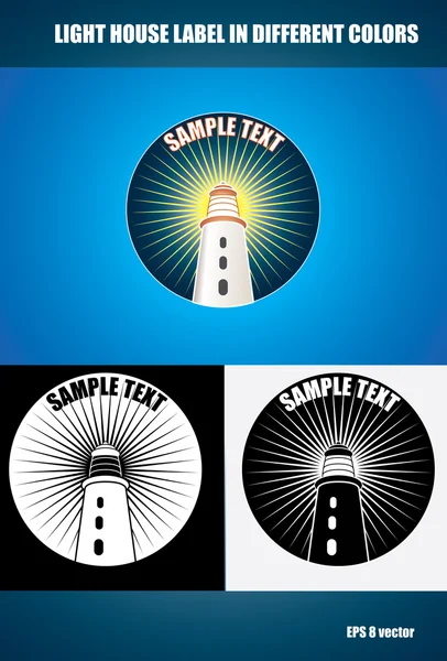 Lighthouse symbols and icon Vector Art Stock Images | Depositphotos