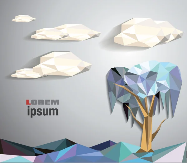 Polygon landscape Vector Art Stock Images | Depositphotos