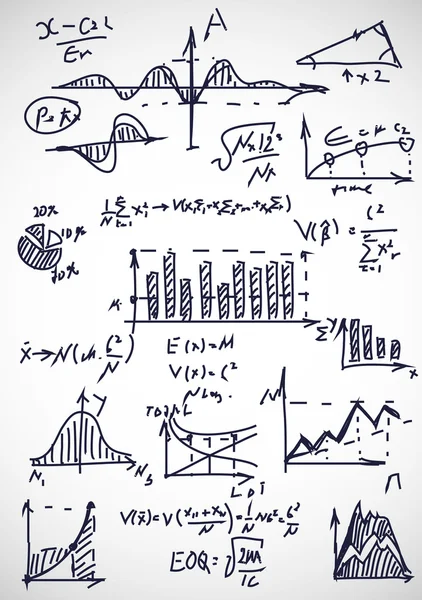 Mathematical formulas board Vector Art Stock Images | Depositphotos