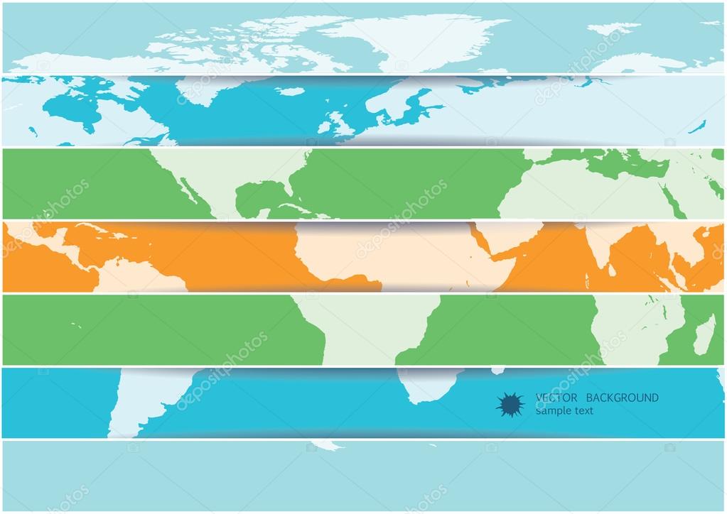 Mapa del mundo fondo Vector de stock #87197152 de ©nucleartrash