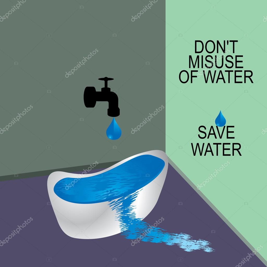 How To Conserve Water In The Bathroom Bathroom Poster