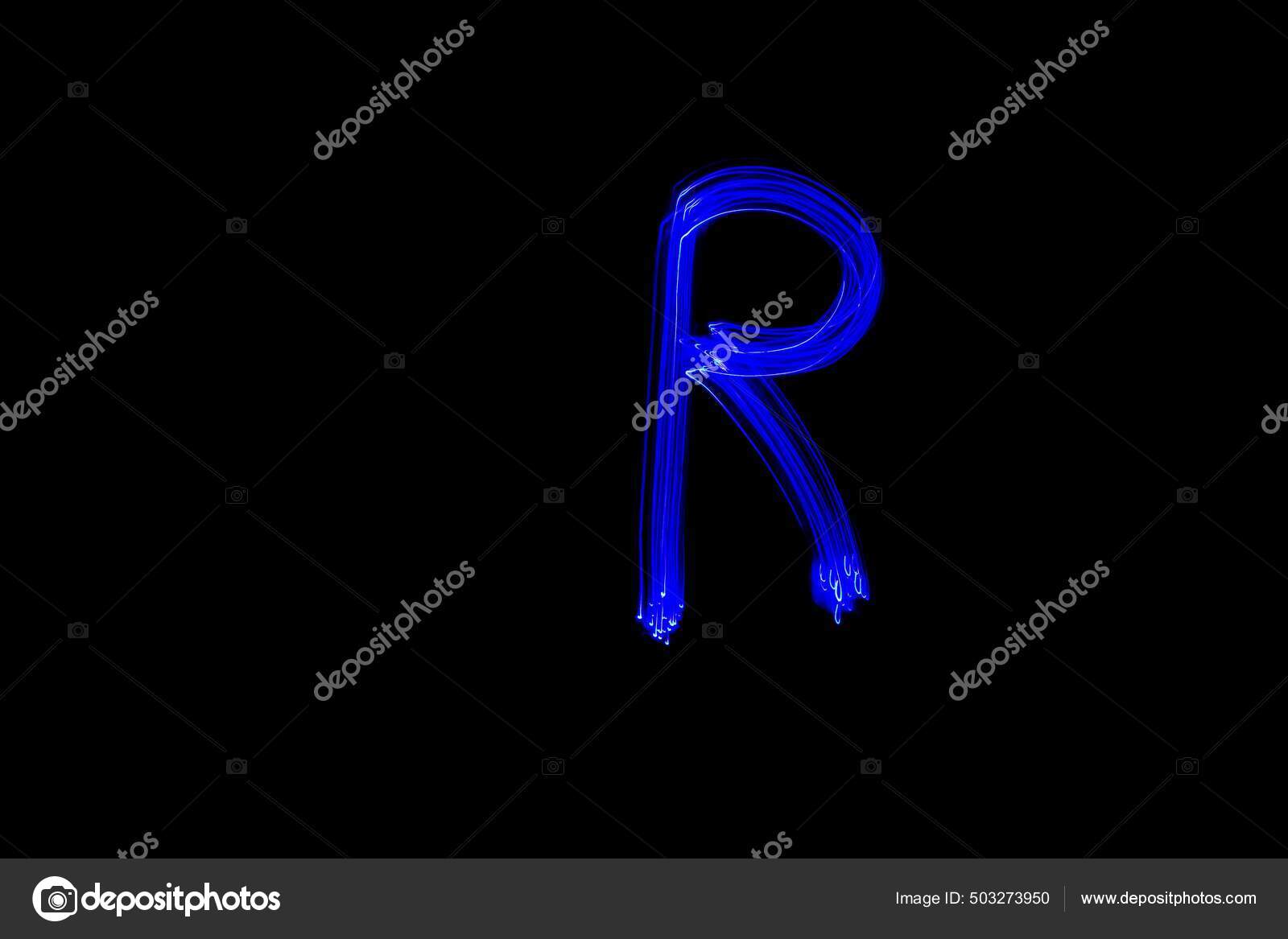 Letter Light Painting Alphabet Long Exposure Photography Drawn Letter ...