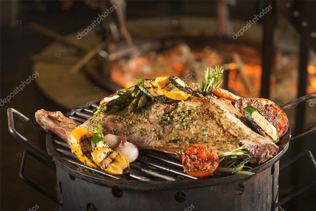 Slow Cooked Roasted Goat, Cabritto Stock Photo by ©Vietbox 123430128