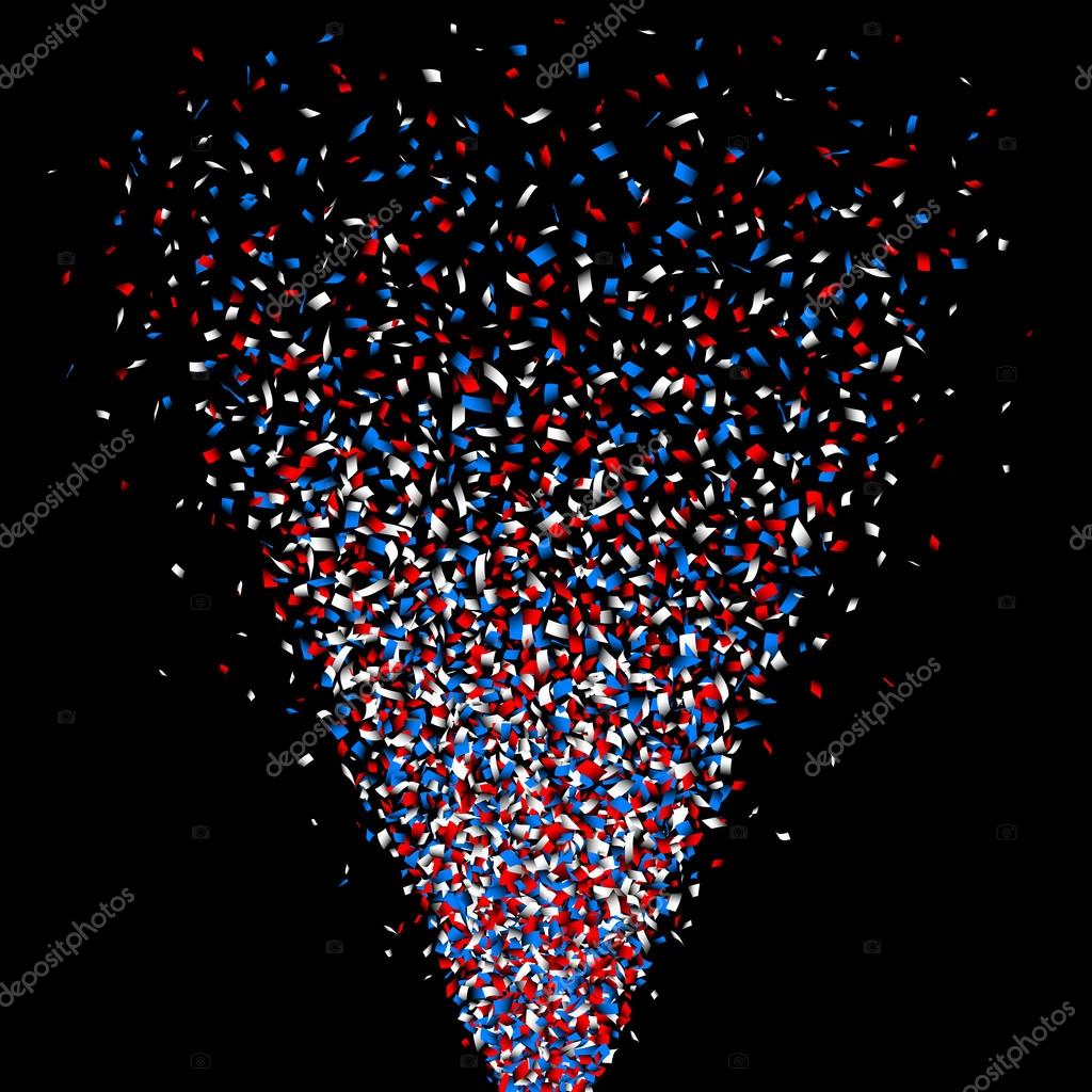 Colorful confetti cannon shot — Stock Vector © Alhovik #102082066